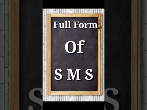 Full Form of SMS || What is the full Form of SMS