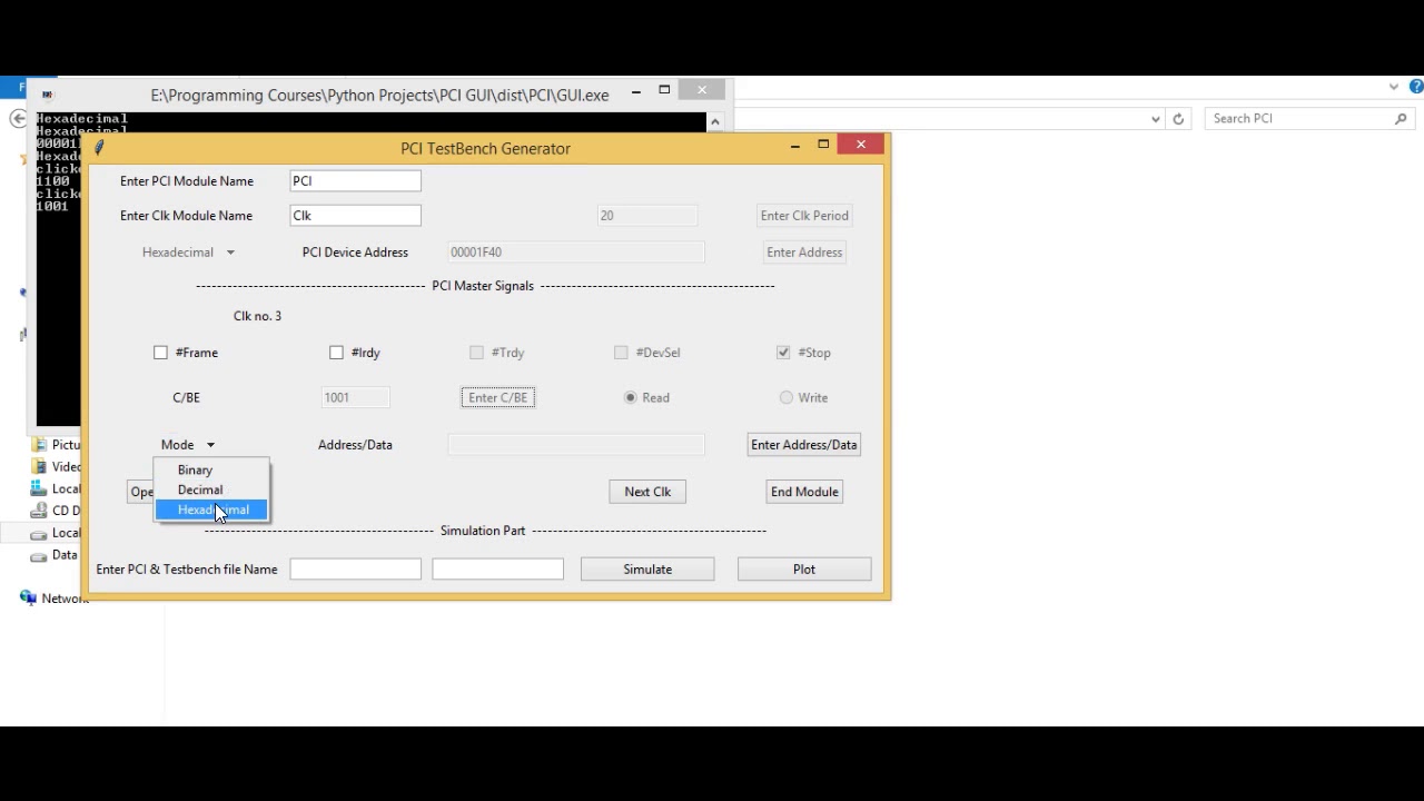 PCI Testbench Generator by Python