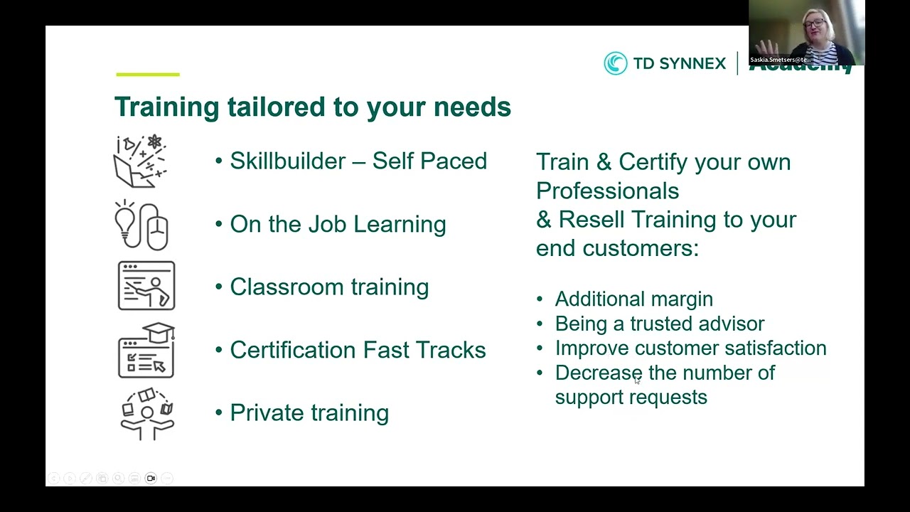 Discover AWS Training Opportunities with TD SYNNEX webinar