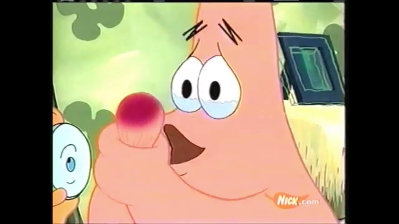 Every time Patrick gets his finger bitten