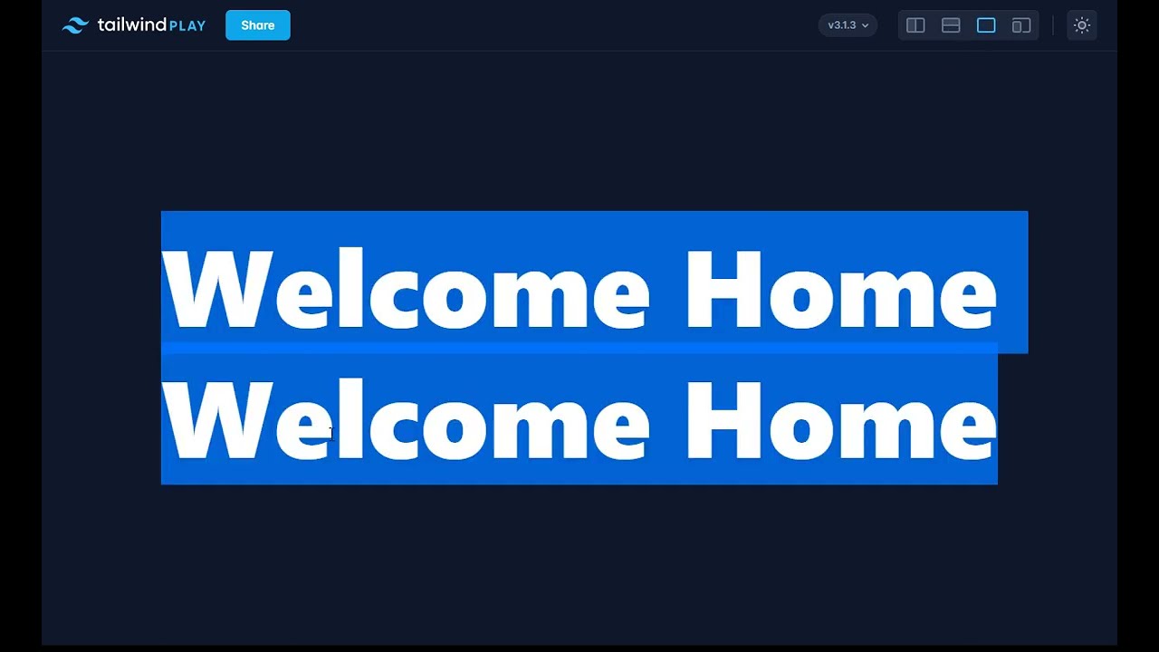 background clip text using tailwindcss