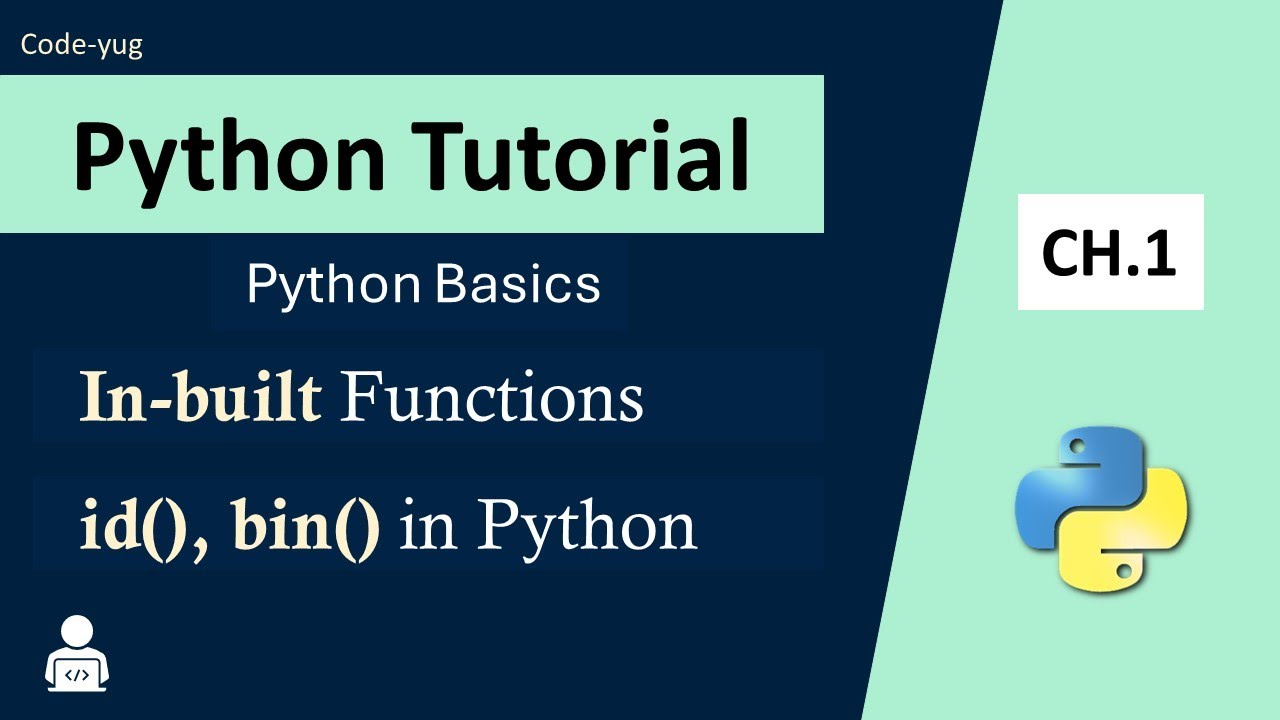 Python Tutorial in Hindi | Inbuilt Functions in Python | id in Python | Python Tutorial