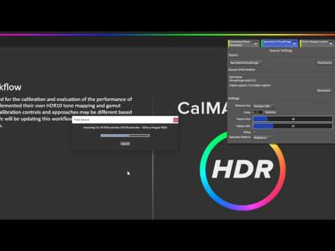 HDfury Integral 4K60 HDR10 Tutorial for CalMAN 2016
