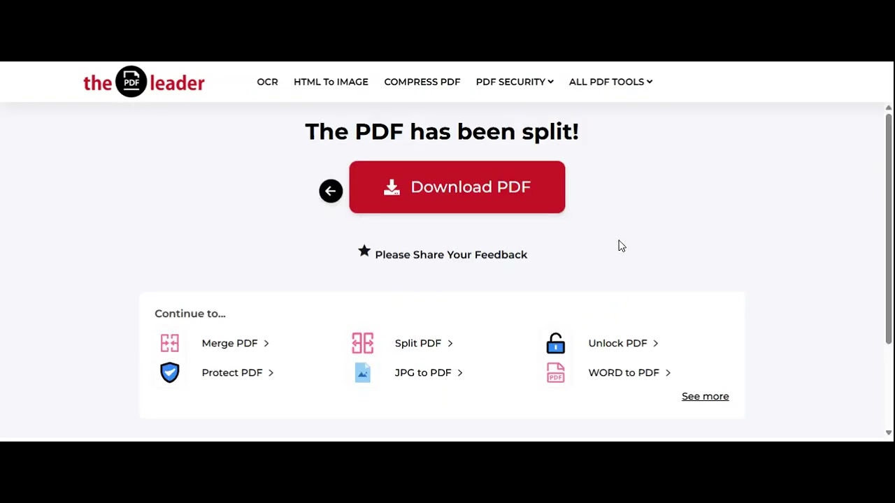 Split PDF | The PDF Leader
