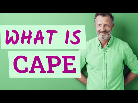Cape | Meaning of cape