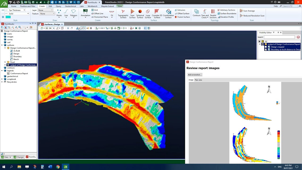 PointStudio Design Conformance Reporting