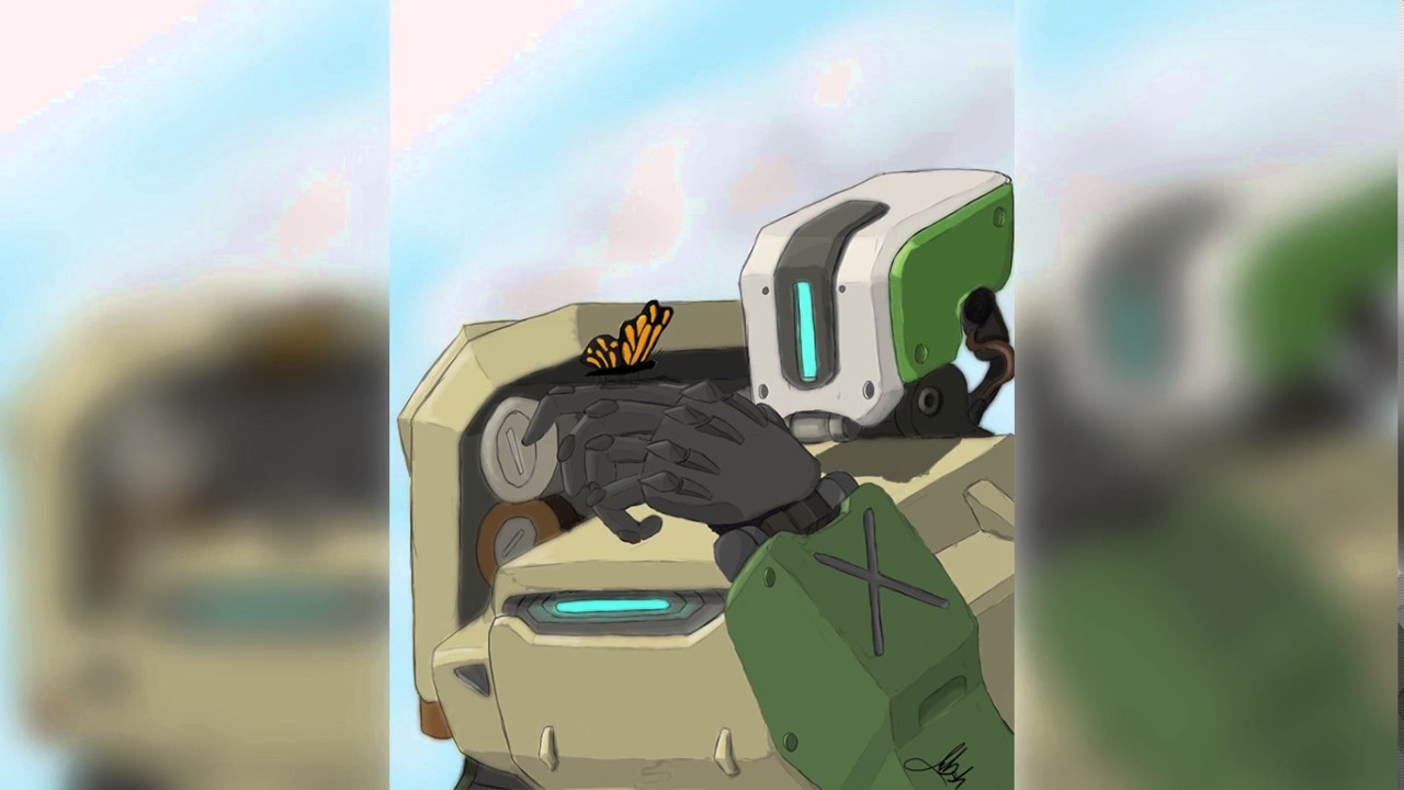 Bastion From OverWatch | Speed Art