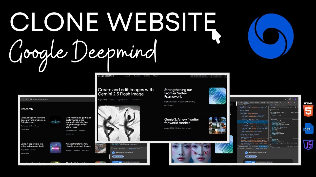Clone website | HTML, CSS & JavaScript + Github Repo