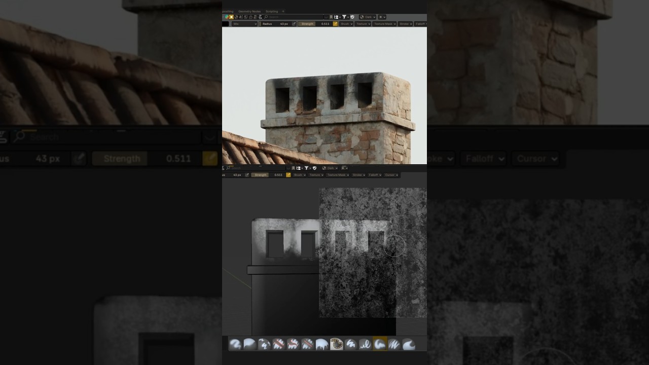 Texture paint in Blender #blender