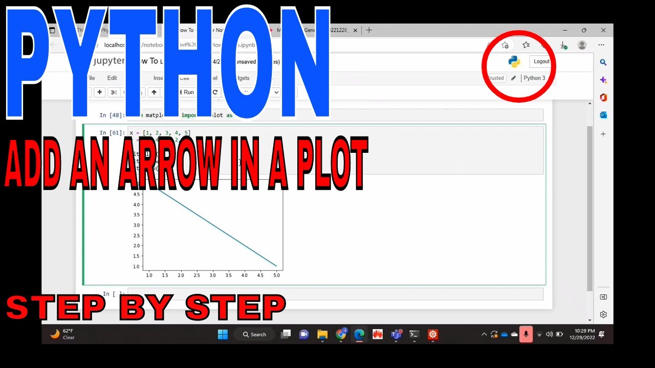 ✅ How To Add An Arrow In A Plot In Python 🔴