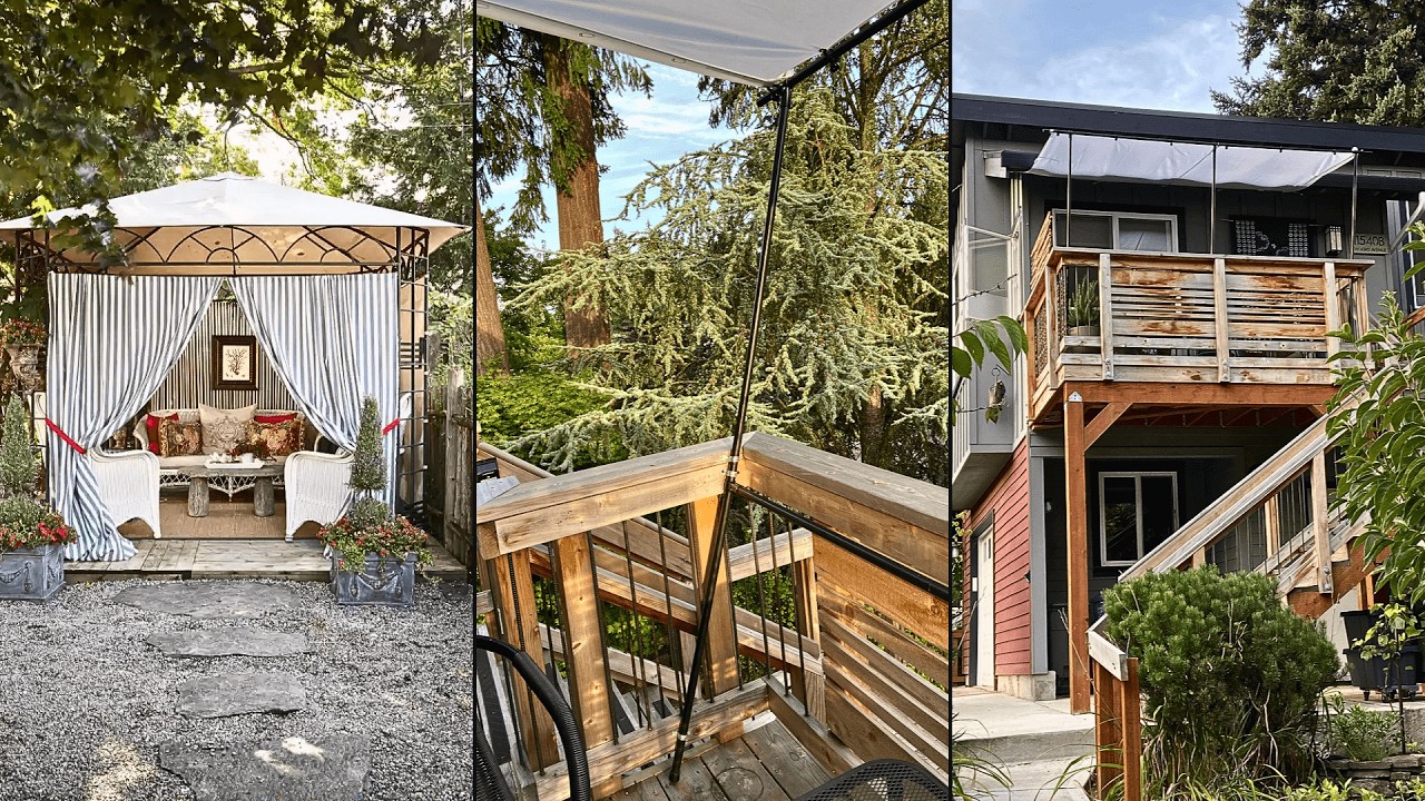 10 Backyard Canopy Ideas (including Makeshift Ideas)