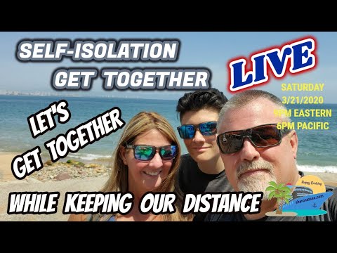 LIVE SELF-ISOLATION GET TOGETHER WITH SHARON AT SEA TRAVEL