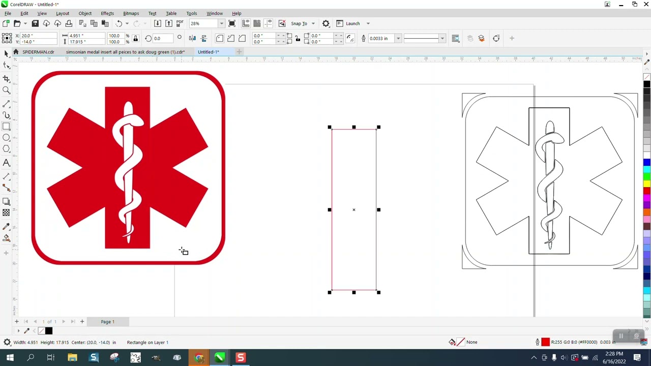 Corel Draw Tips & Tricks Draw this with a Rectangle
