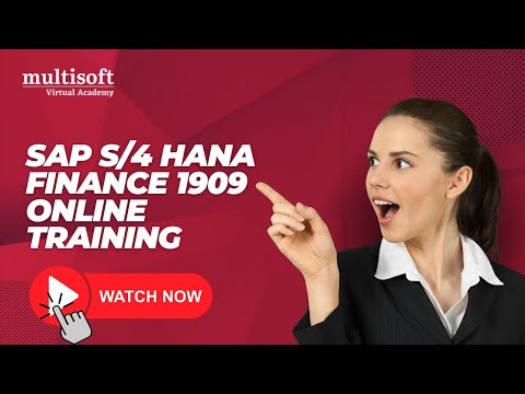 Master SAP S/4 HANA Finance 1909 With Online Training | Module1 | Multisoftvirtualacademy