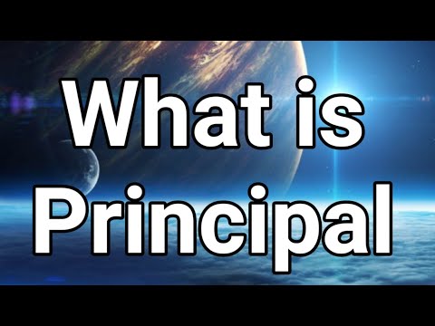 What is Principal. Urdu /English