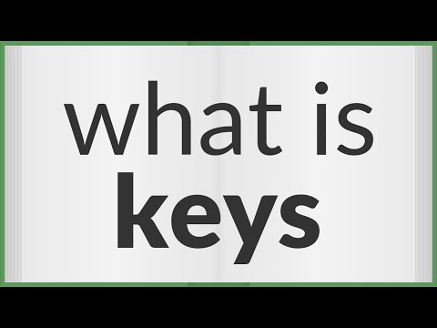 Keys | meaning of Keys