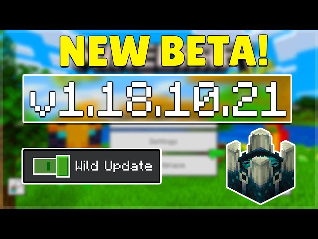 How to download Minecraft Bedrock 1.18.10.21 beta version