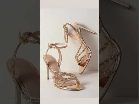 THESHY Womens Sandals Square Open Toe Stiletto High Heels Leather Ankle Strap Sandals
