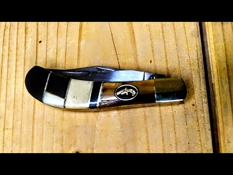 Wild Turkey Cutlery Saddlehorn. Horn and Bone series