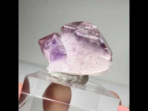 Japan Law Twin Amethyst w/ Hematite