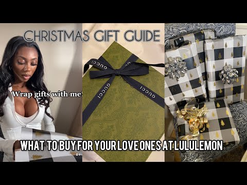 CHRISTMAS GIFT GUIDE AT LULULEMON! + CHAOTIC GIFT WRAPPING+ LUXURY HAUL | STEVIE STEDMAN