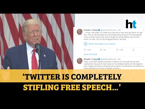 'It is interfering…: Donald Trump hits back at Twitter for flagging his tweets
