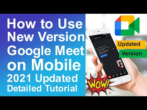 How to use new version google meet in mobile