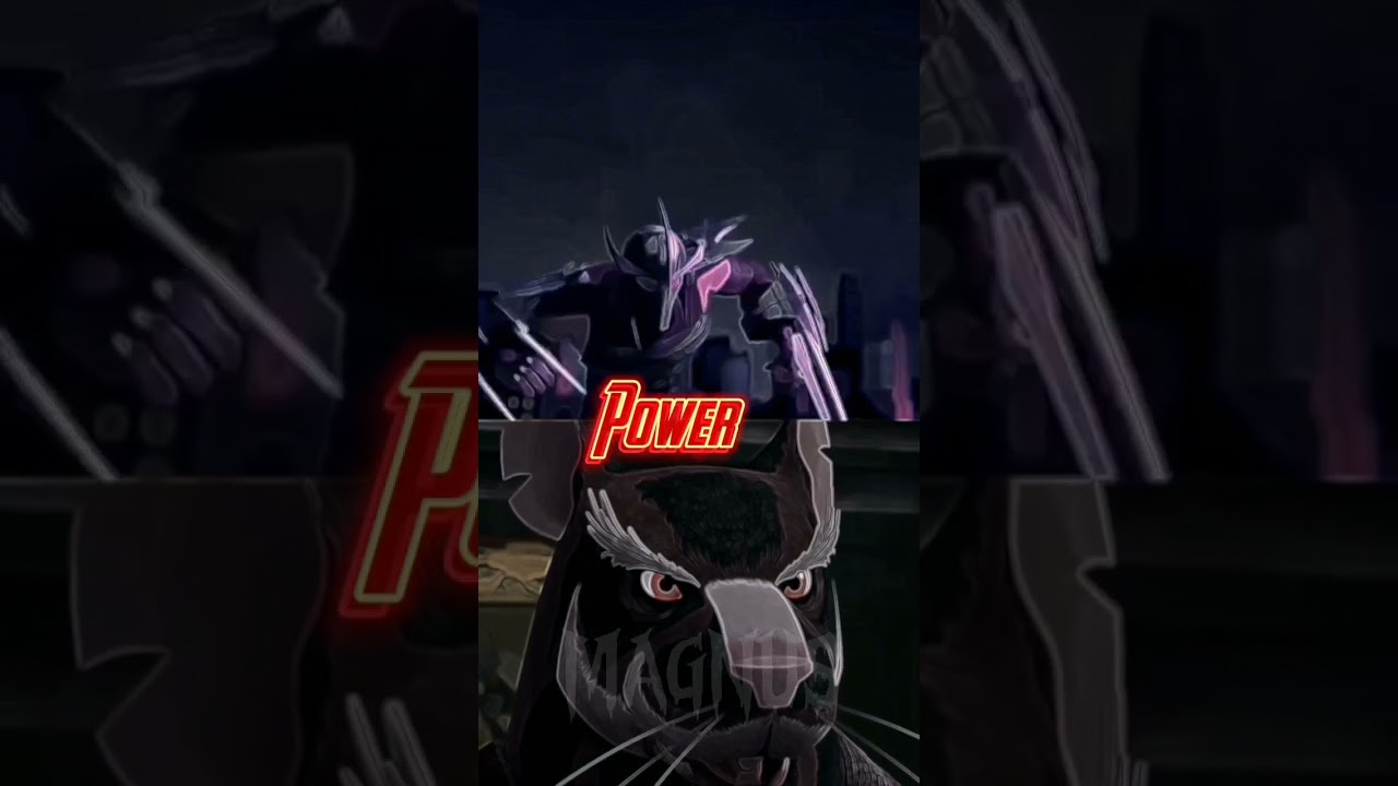 Master Splinter VS Master Shreder #edit #TurtlesNinja #Battle #
