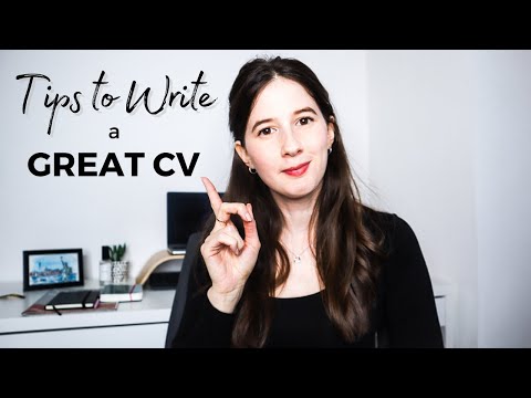 How To Write a Great CV (UK) | Top Tips to write your CV