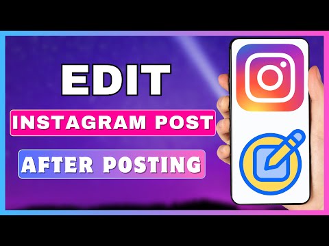 How To Edit Instagram Post After Posting | Edit A Photo Detail After Posting on Instagram