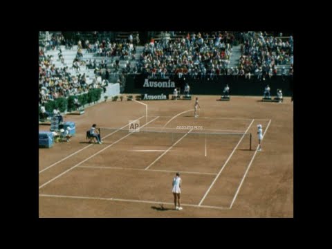 SYND 03/06/74 WOMEN'S SINGLES FINAL IN THE ITALIAN OPEN TENNIS CHAMPIONSHIP