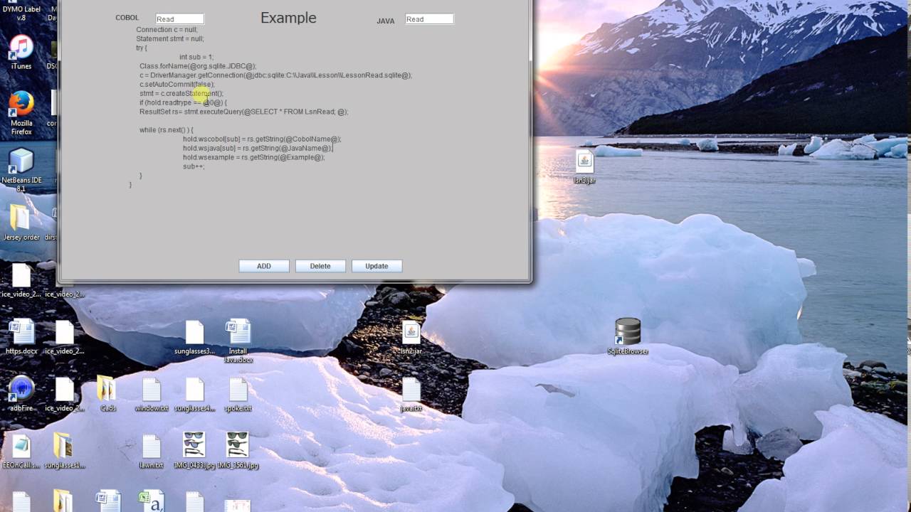 JAVA for COBOL programmers Lesson19