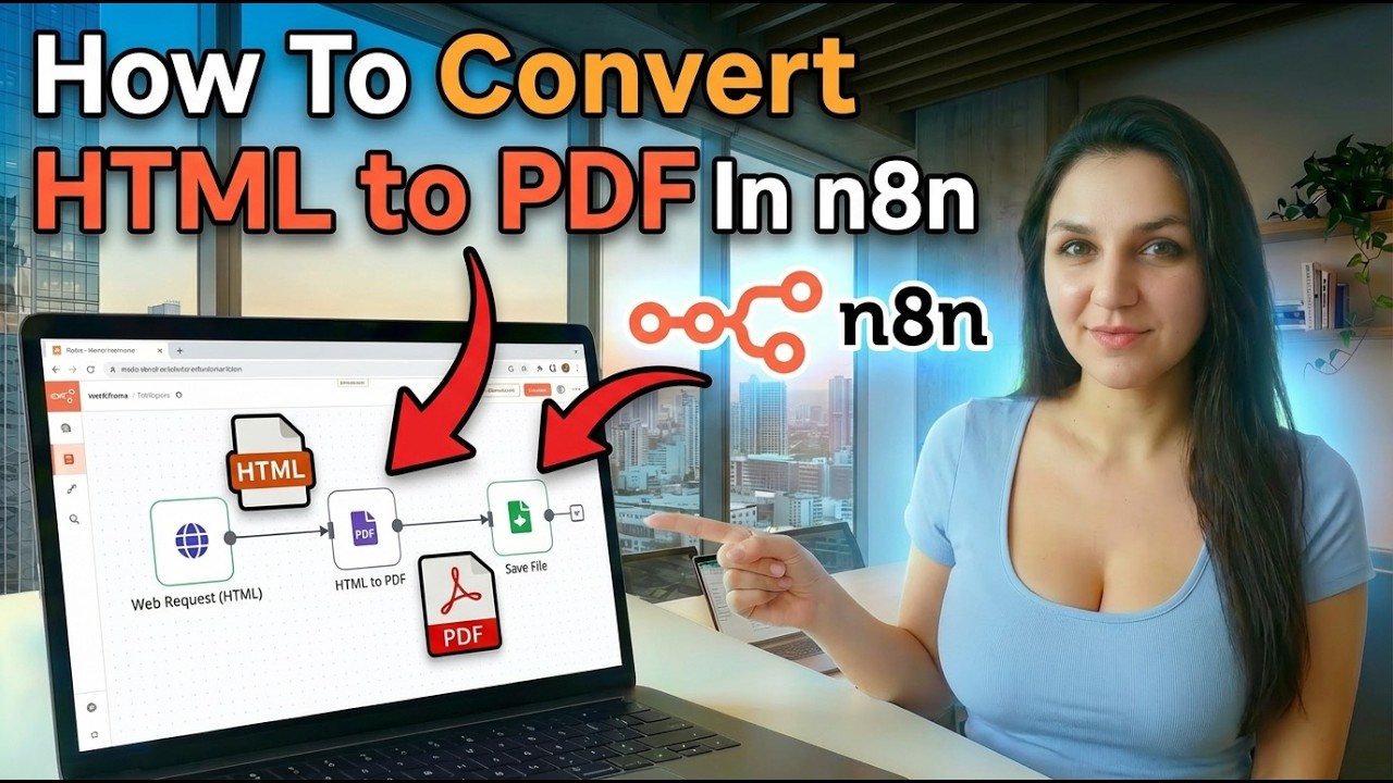 How To Convert HTML to PDF In n8n