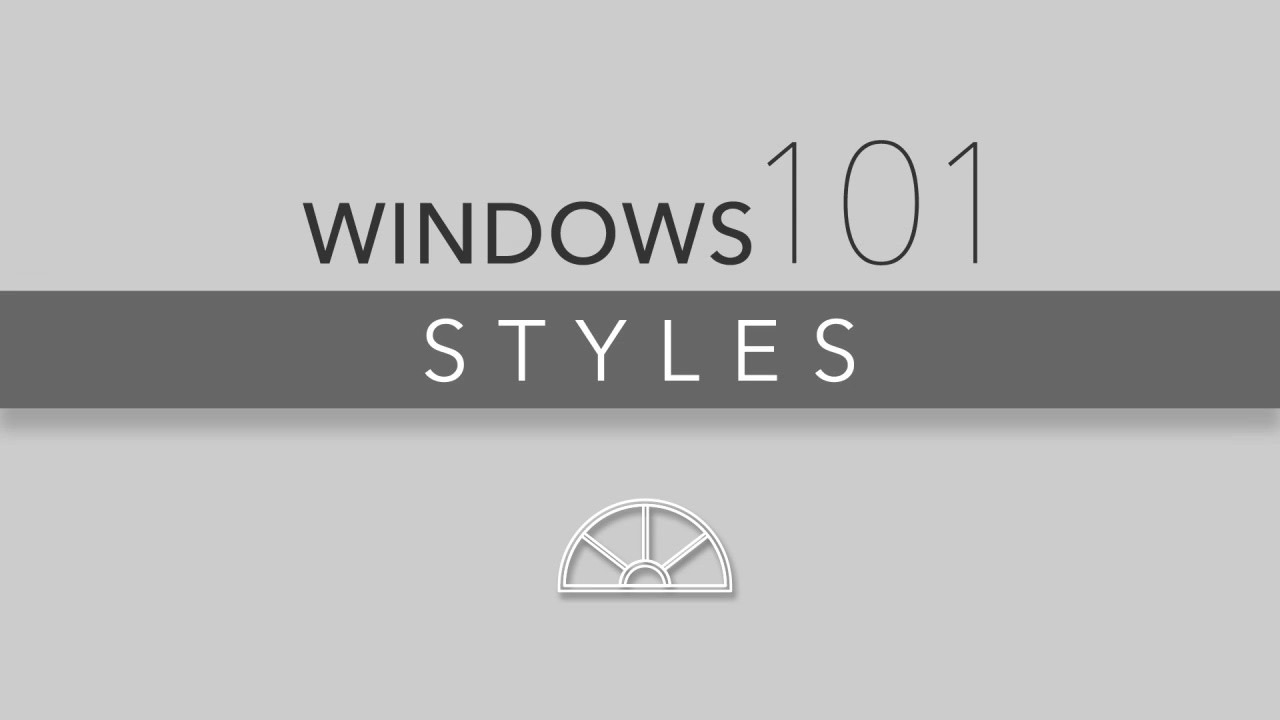 Atrium Window Styles 101