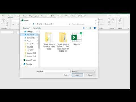 How to Install MegaStat Add-in for Excel (with a link to FREE download for students)