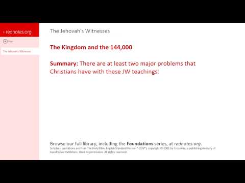 JW 4 Gods kingdom and the 144000