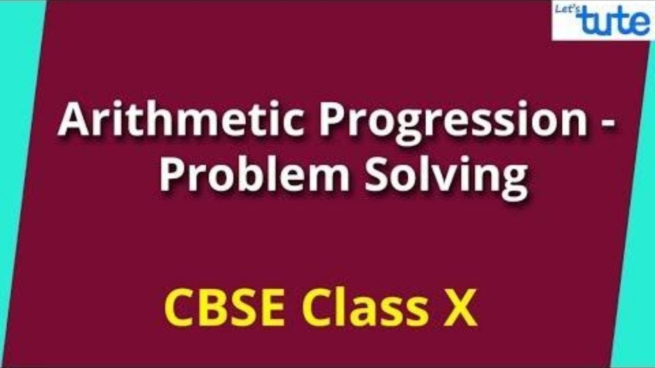 Arithmetic Progression - Problem Solving | Math | Letstute