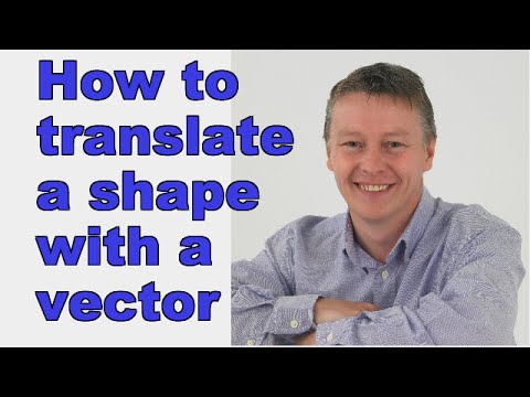 How to translate a shape with a vector