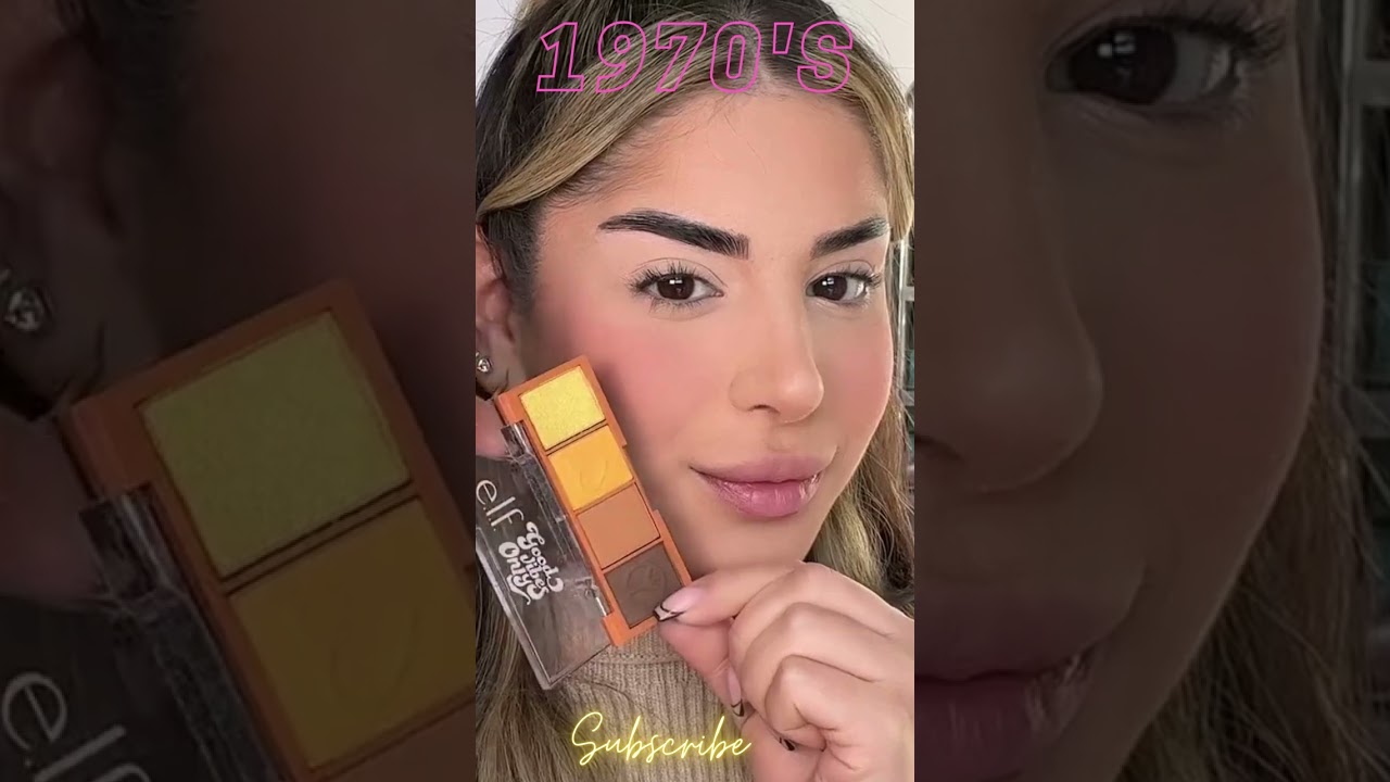 70’s makeup🌼🌸#shorts#makeuptutorial#diy