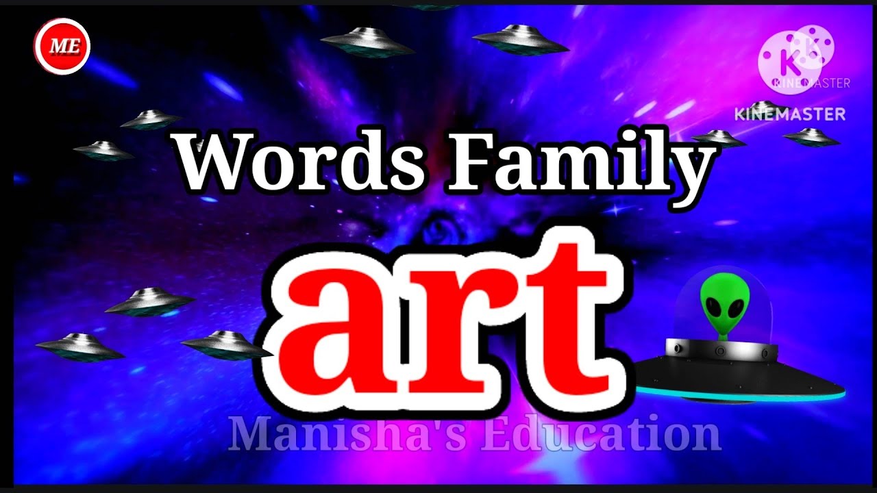 Word Family- art | Art-word Family | Phonics Word Families | Word Bank | (@ManishasEducation )