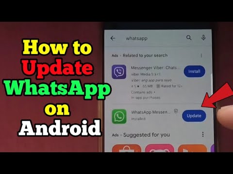 How to update WhatsApp on android