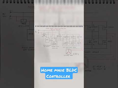 Home made BLDC controller || #bldc #motor #magnet #controller #tech #trendingshorts #ebike #short
