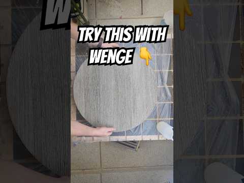 Bleach Wenge for Mind-Blowing Furniture #woodworking #woodworkerssource #shorts