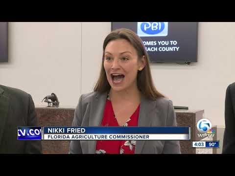 Florida officials test scales at Palm Beach International Airport