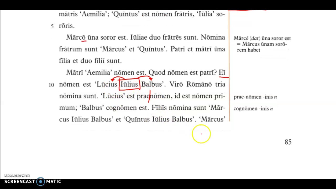 Capitulum XII. Miles romanus. Lectio prima