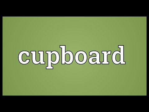 Cupboard Meaning