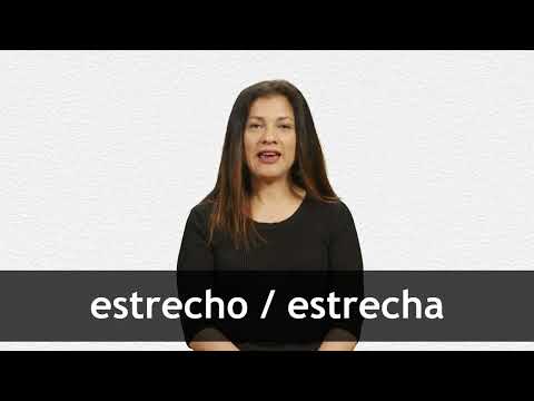 Traducción en inglés de “ESTRECHO” | Collins Diccionario español-inglés