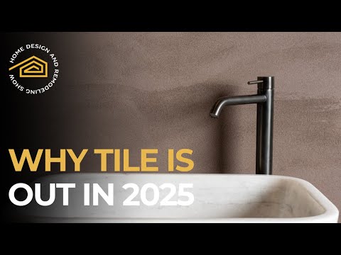 DITCH THE TILE: Resin-Based Plaster is IN! 🧱