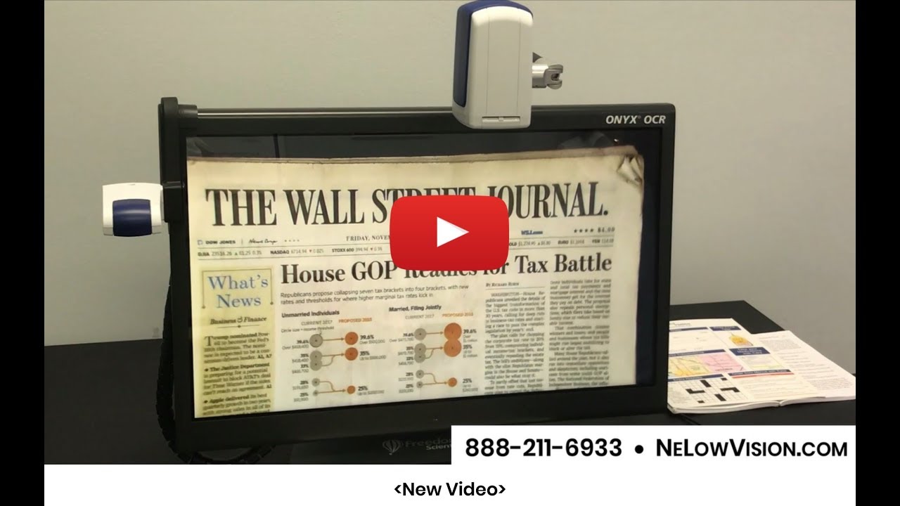 Intro to Onyx OCR Portable Video Magnifier