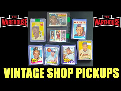 Awesome Vintage Baseball Football And Basketball Card Shop Pickups At The Warehouse Sports Cards